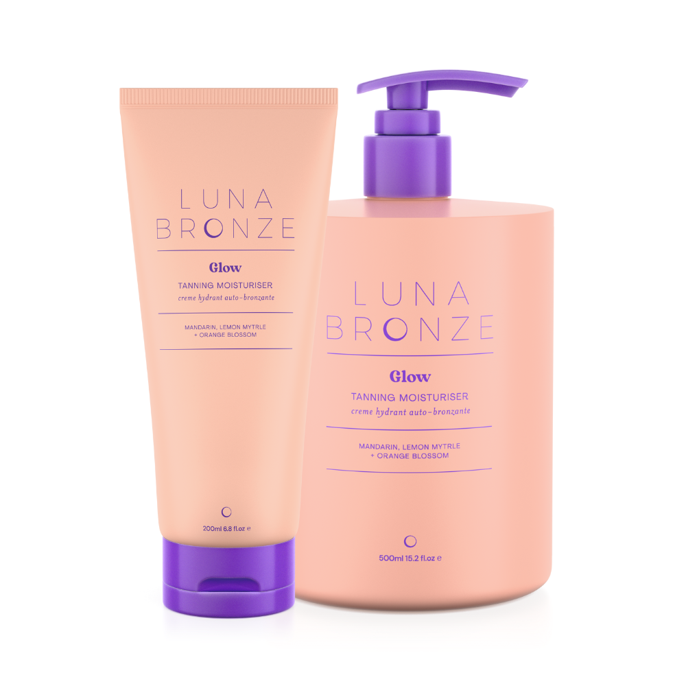 Glow Gradual Tanning Lotion - Moisturising Self Tan | Luna Bronze